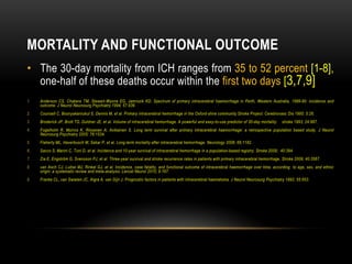 Spontaneous intracerebral hemorrhage | PPTX