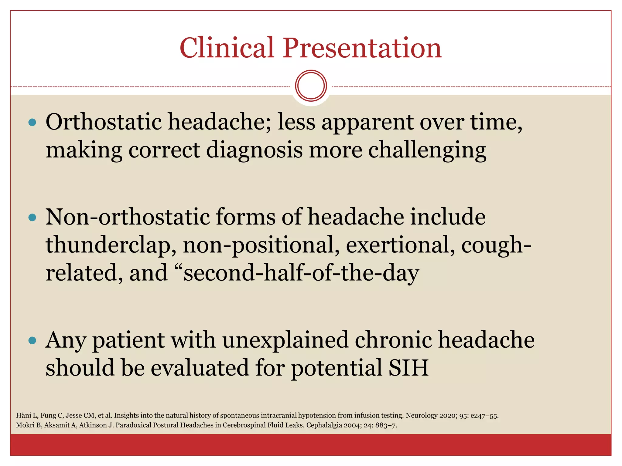 Spontaneous Intracranial Hypotension.pptx