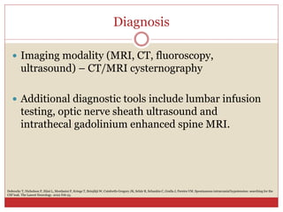 Spontaneous Intracranial Hypotension.pptx