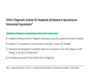 spontaneous intracranial hypotension.pptx
