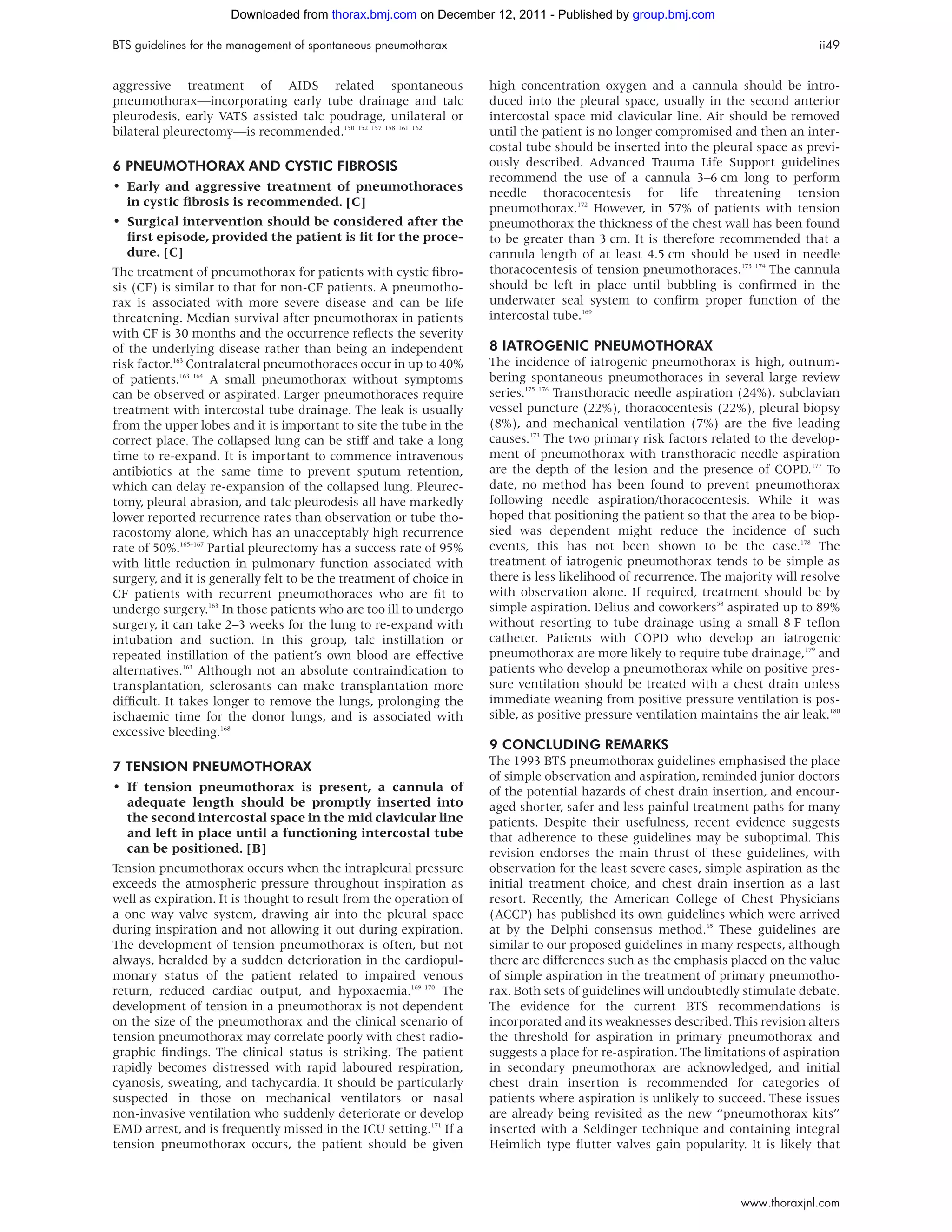 Spontaneous pneumothorax | PDF