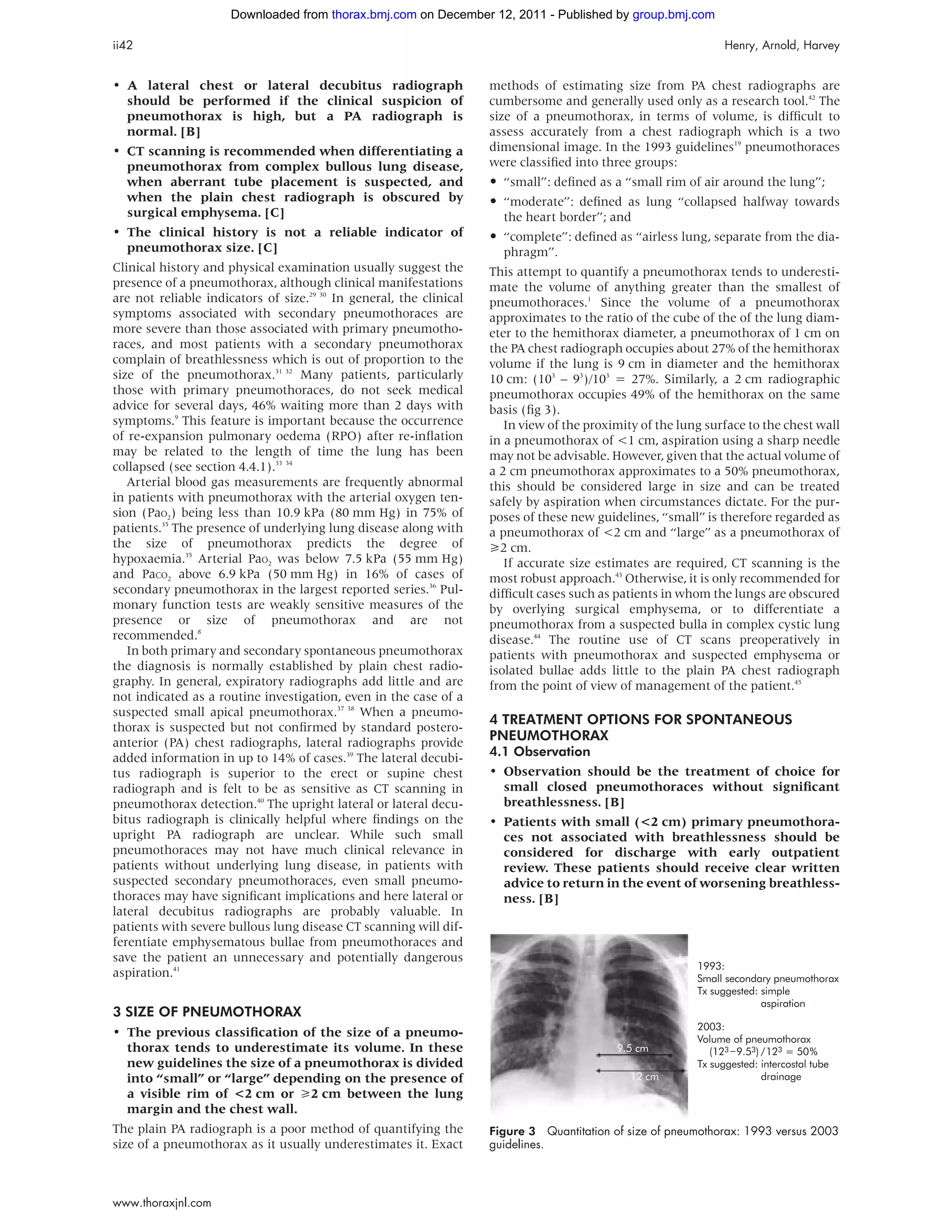 Spontaneous pneumothorax | PDF