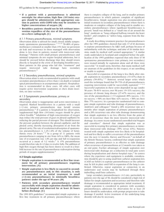 Spontaneous pneumothorax | PDF