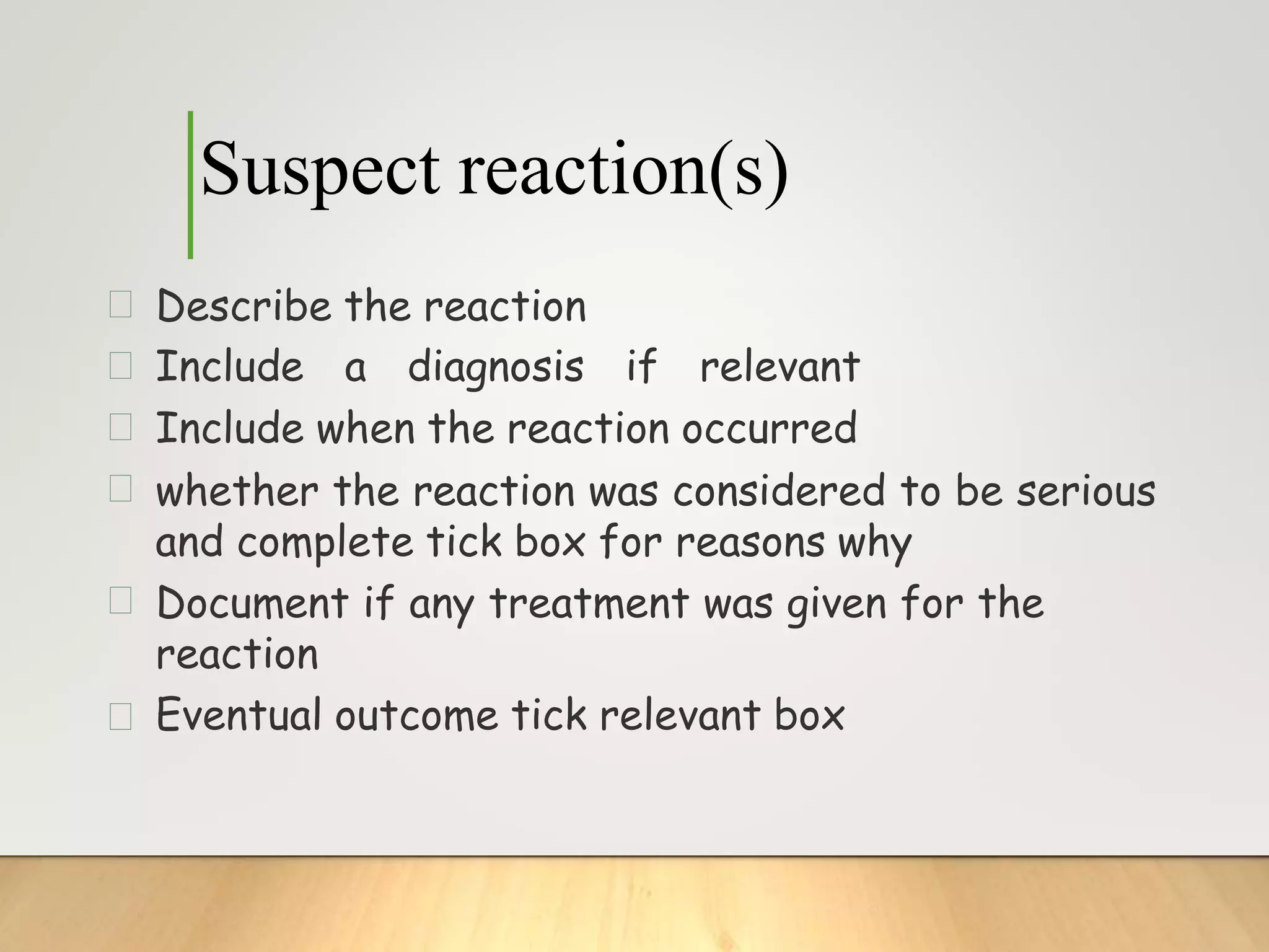 Spontaneous Reporting System | PPTX