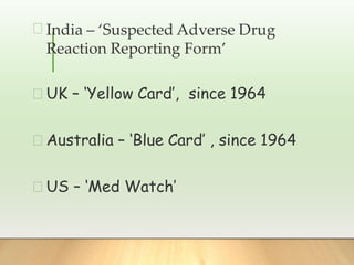 Spontaneous Reporting System | PPTX