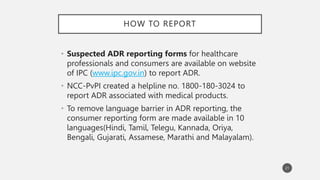 SPONTANEOUS REPORTING SYSTEM & GUIDELINES FOR ADR REPORTING.pptx