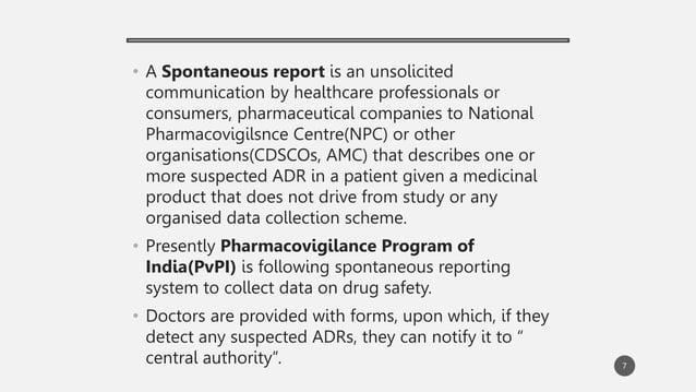SPONTANEOUS REPORTING SYSTEM & GUIDELINES FOR ADR REPORTING.pptx