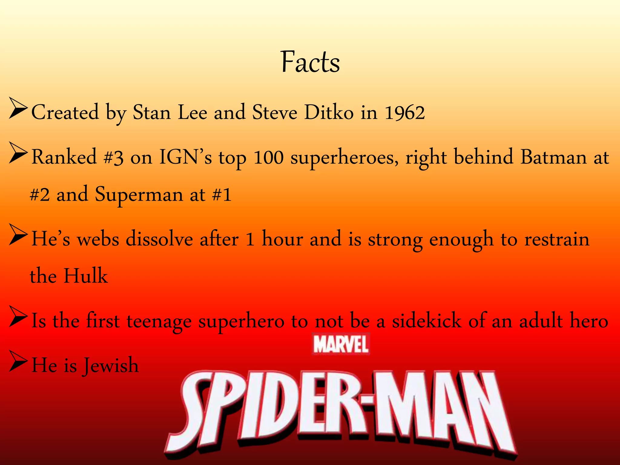 Spooder man | PPT | Free Download