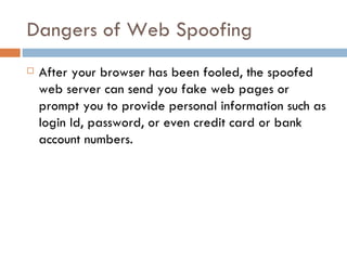 Spoofing | PPT