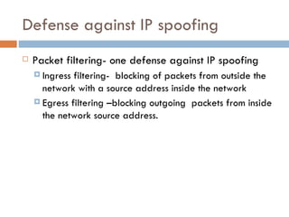 Spoofing | PPT