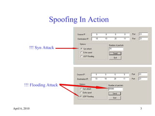 Spoofing | PPT
