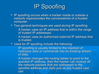 Spoofing | PPT