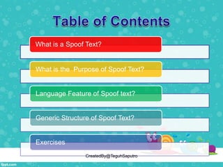 Spoof Text | PPTX