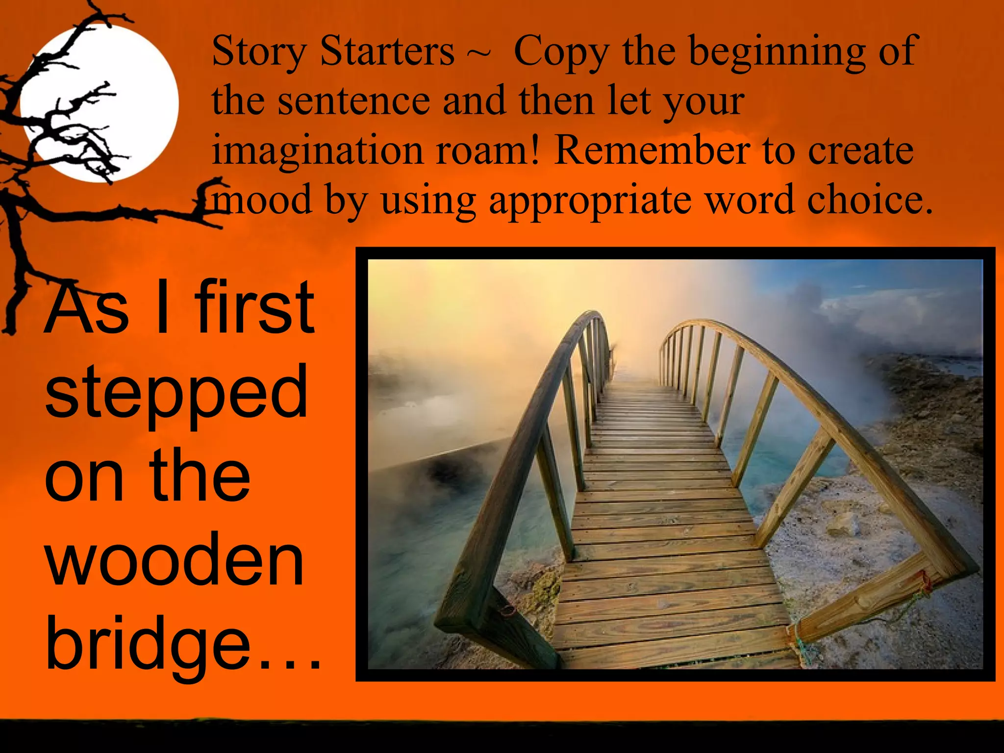 Spooky Writing Week | PPT