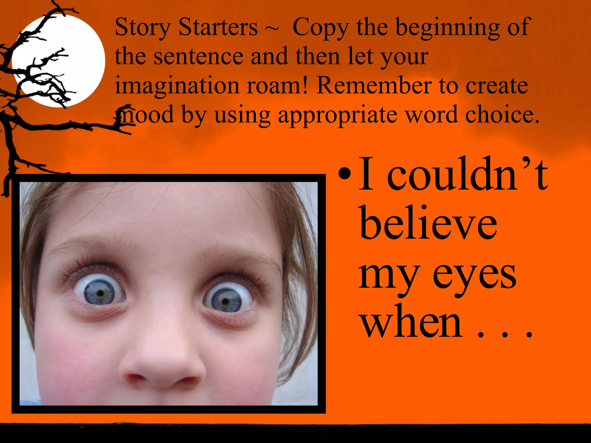 Spooky Writing Week | PPT