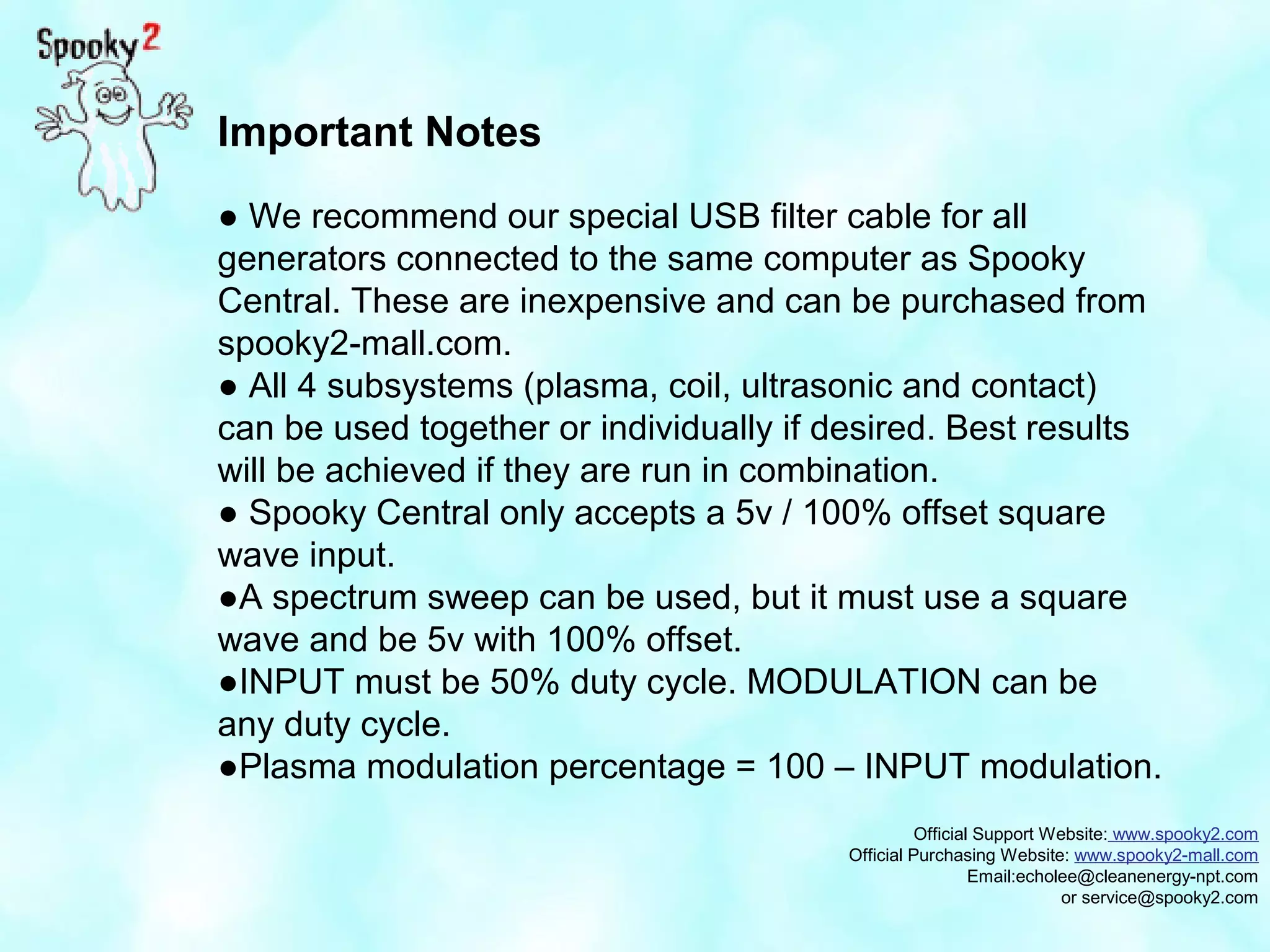 Spooky Central Instructions | PPT