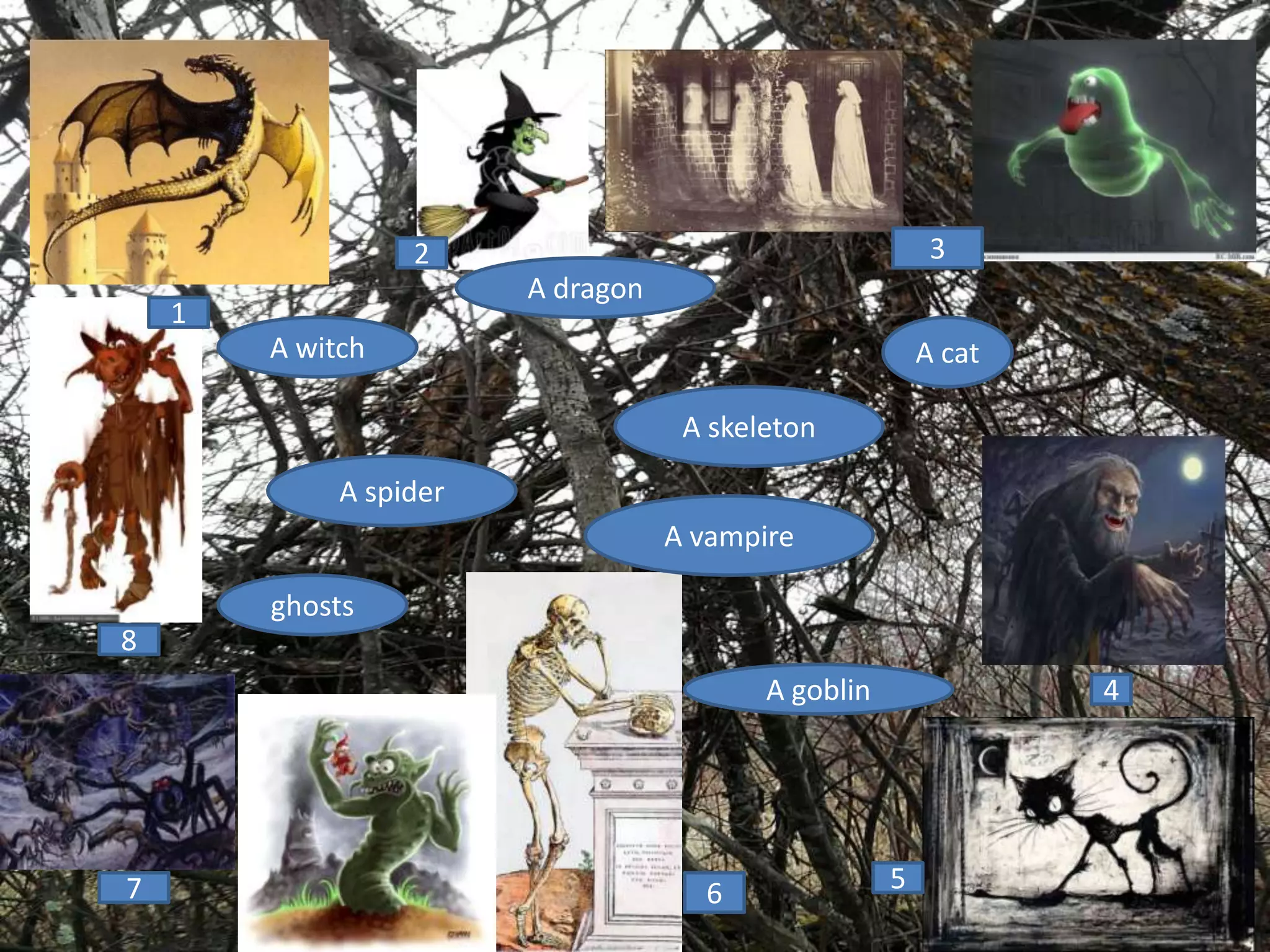 Spooky creatures | PPTX