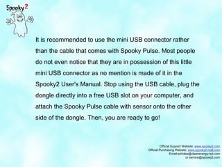 Spooky Pulse Hardware FAQ | PPT