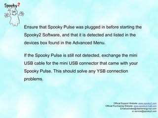 Spooky Pulse Hardware FAQ | PPT | Operating Systems | Computer Software ...