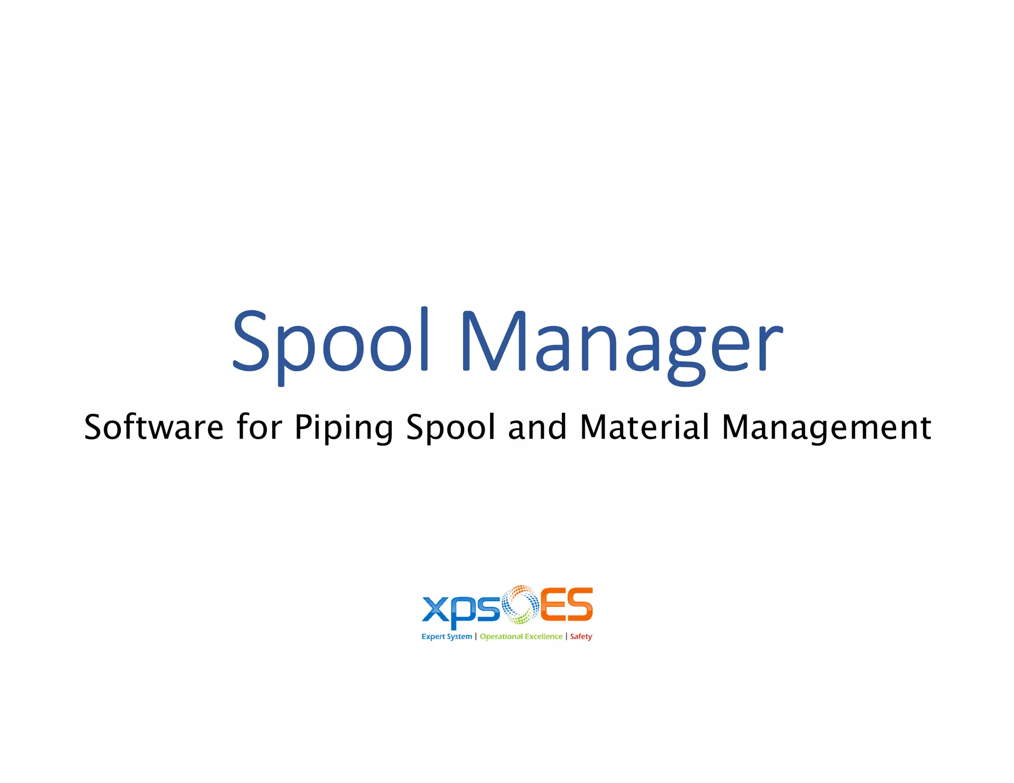 Spool Manager Mobile | PDF