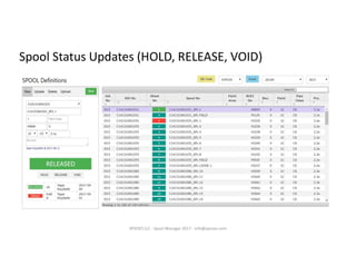 Spool Manager Mobile | PDF