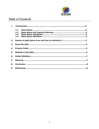 White paper on Spool space in teradata | PDF