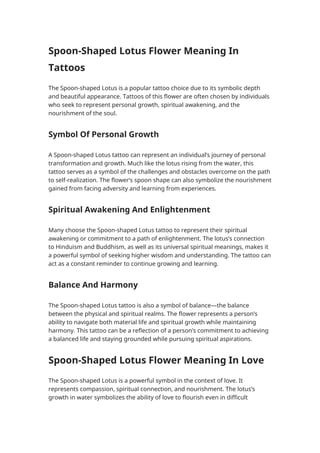Spoon-Shaped Lotus Spiritual Meaning And Symbolism.docx