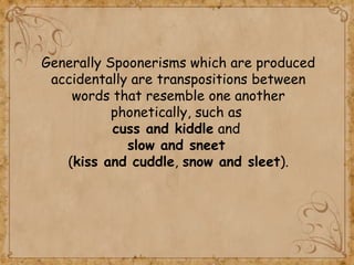 Spoonerism | PPSX