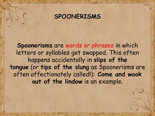 Spoonerism | PPT