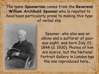 Spoonerism | PPT