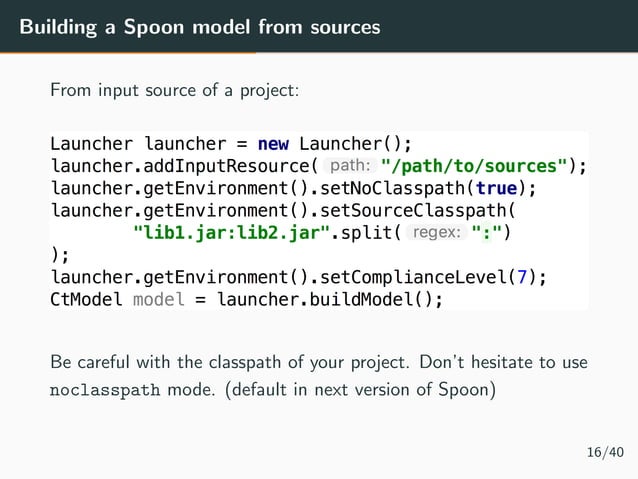 Spoon: Open Source Library to analyze, rewrite, transform, transpile ...