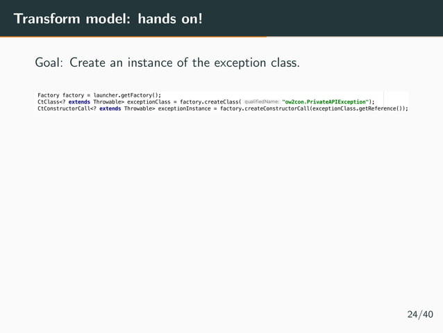 Spoon Open Source Library To Analyze Rewrite Transform Transpile