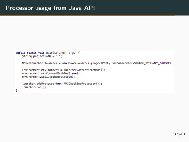 Spoon Open Source Library To Analyze Rewrite Transform Transpile
