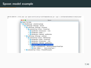 Spoon: Open Source Library to analyze, rewrite, transform, transpile ...