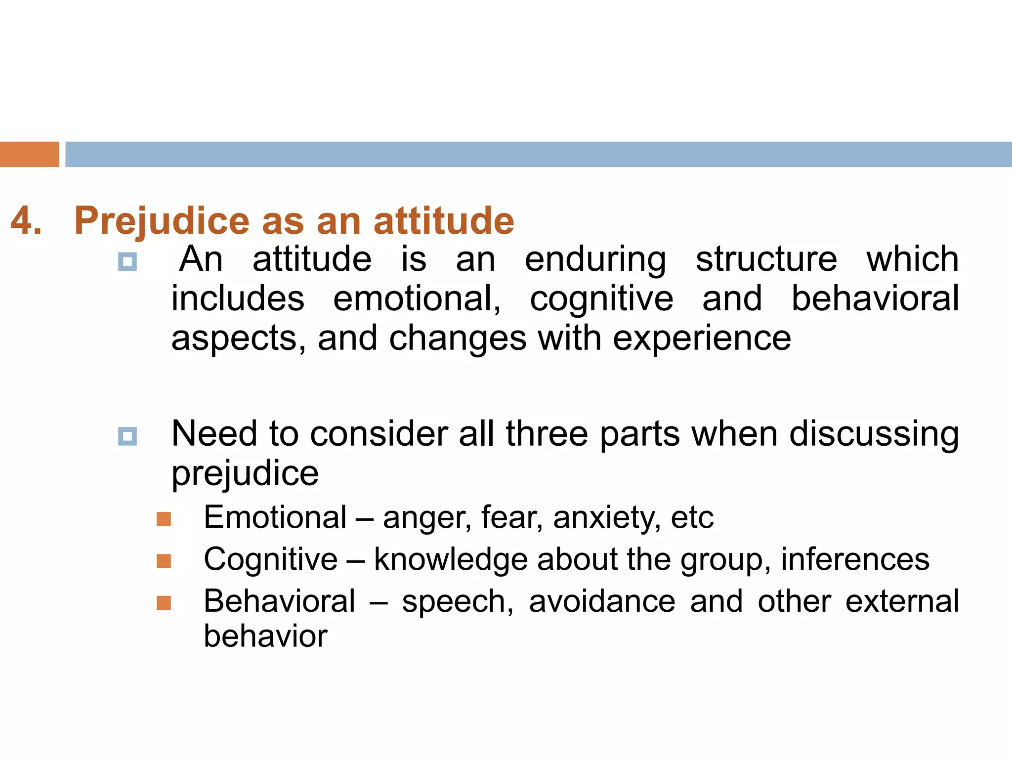 Social Prejudice | PPTX