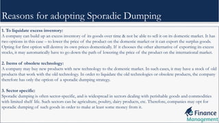 Sporadic Dumping | PPTX