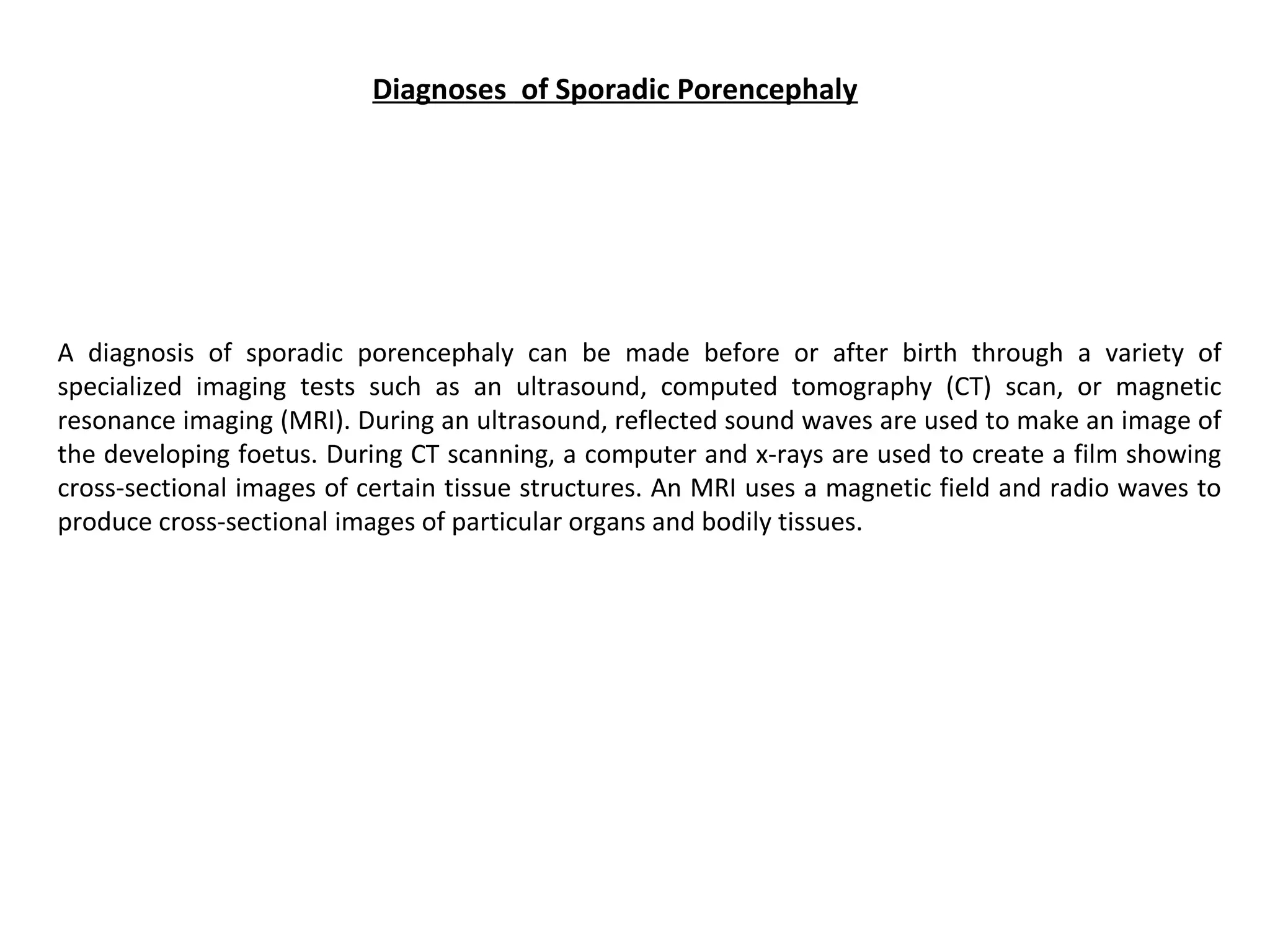 Sporadic porencephaly | PPT