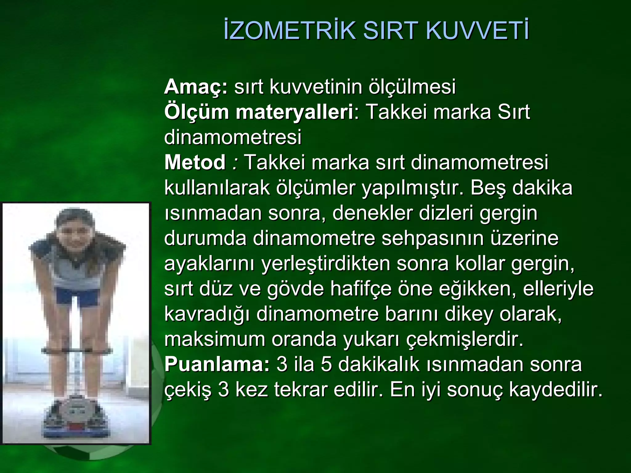 Sporda performans testleri | PPT
