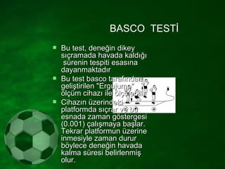 Sporda performans testleri | PPT