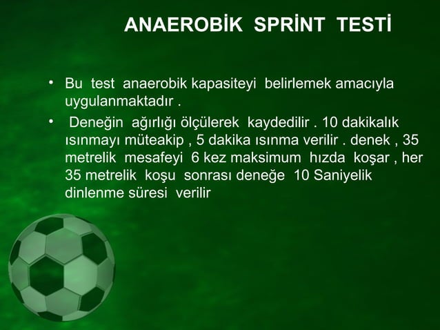 Sporda performans testleri | PPT