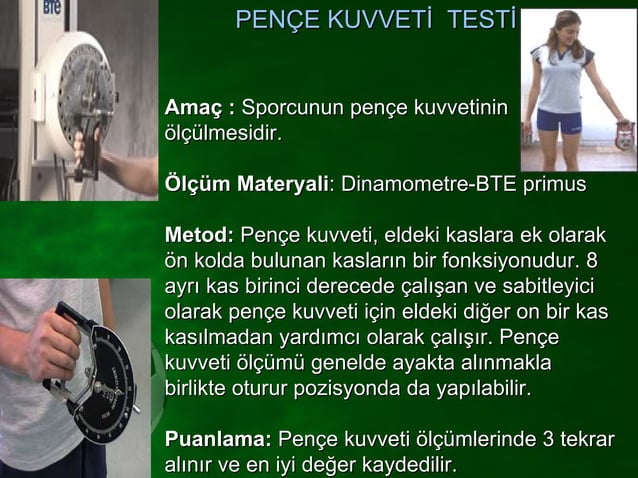 Sporda performans testleri | PPT