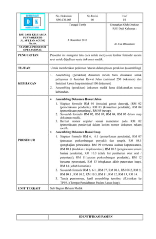 Spo rekam medik | DOC