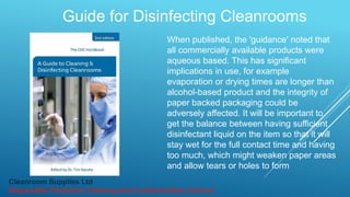 Sporicidal Disinfectants Awareness | PPT