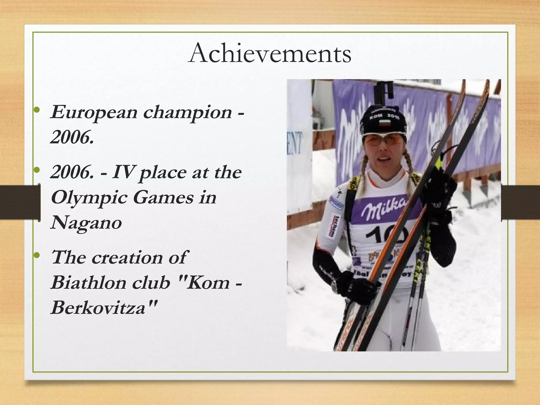 Famous Bulgarian female athletes | PPT