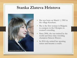 Famous Bulgarian female athletes | PPT