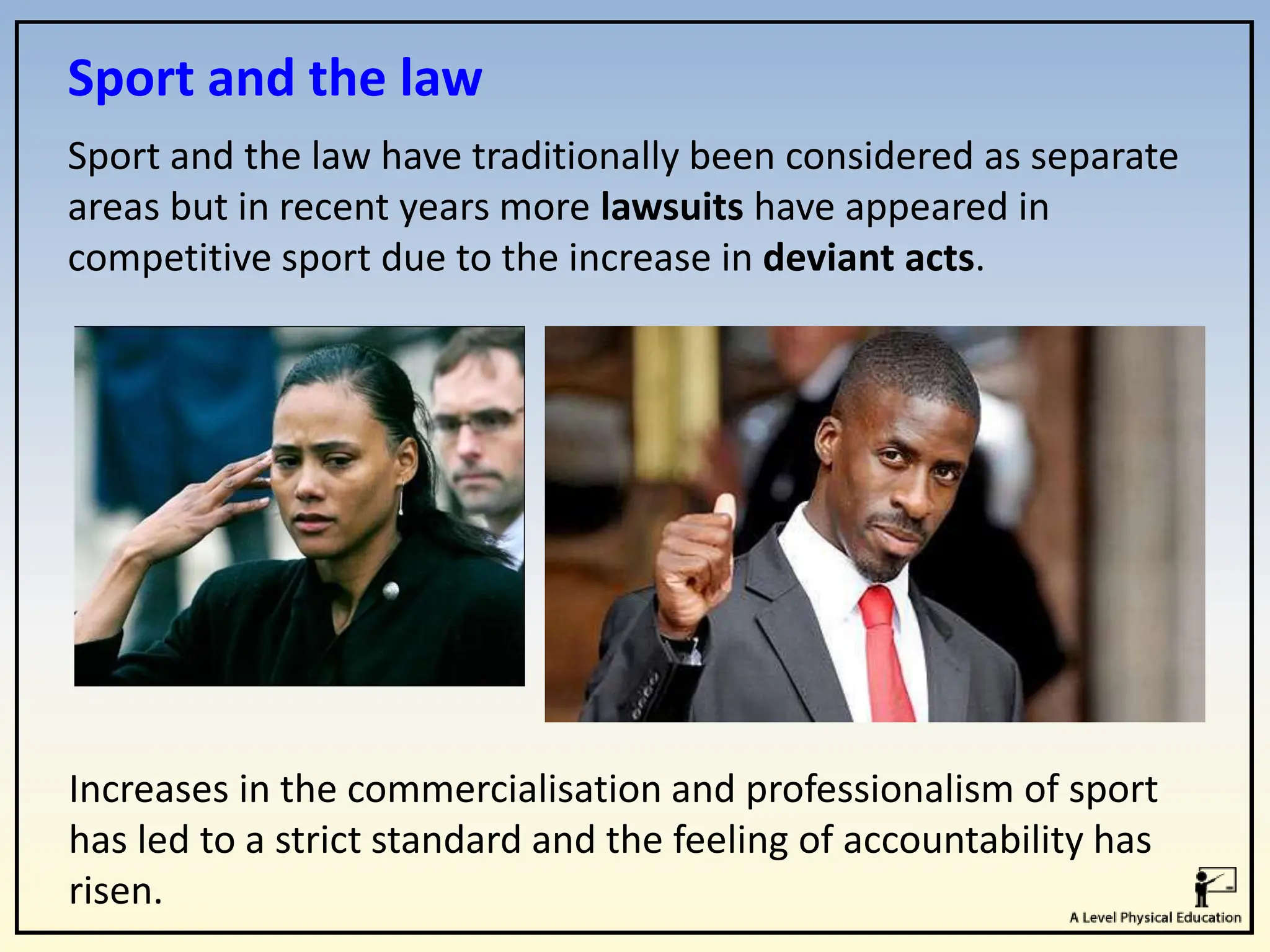 Sports Law Presentation and its learning objectives | PPT