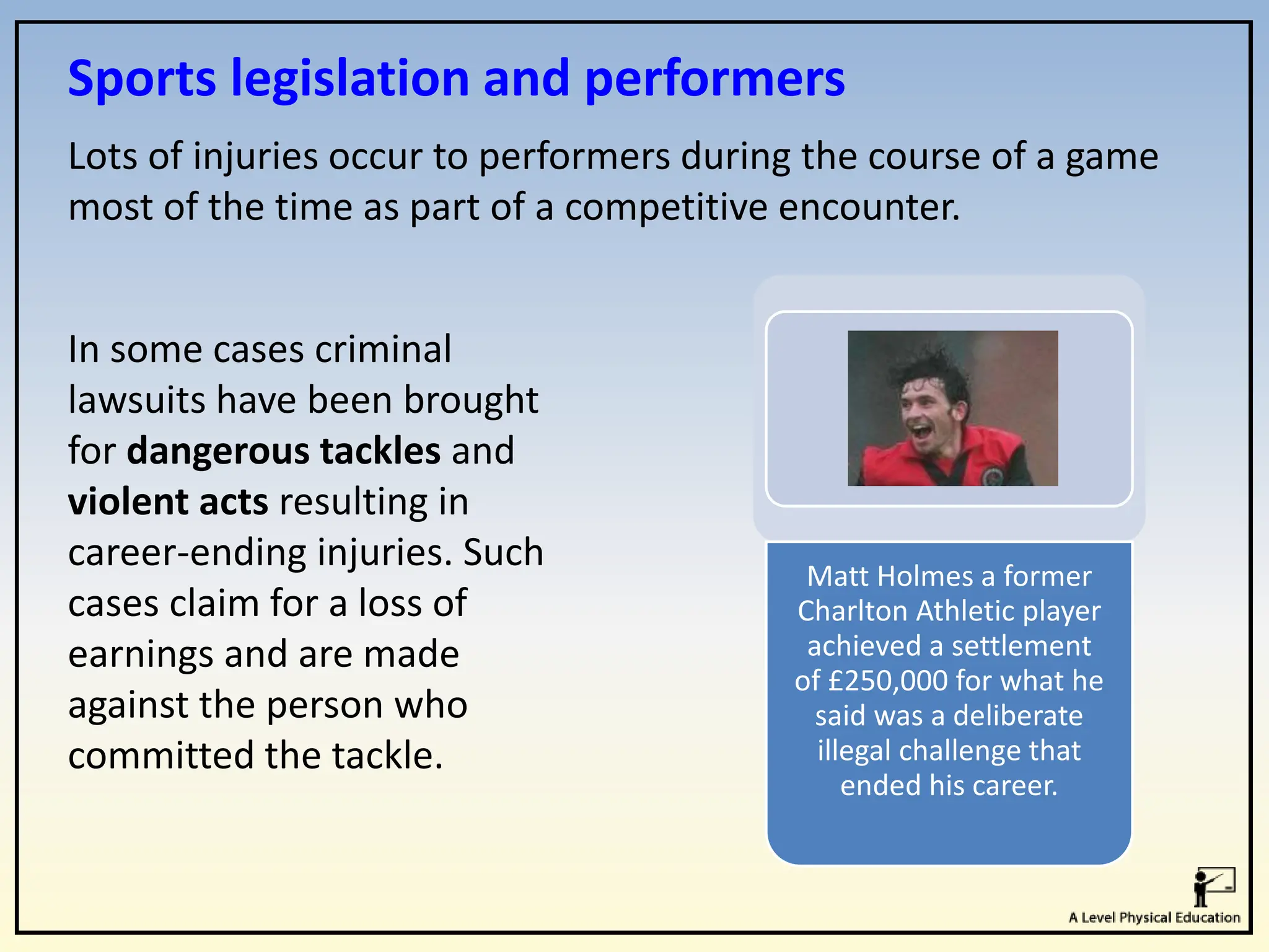 Sports Law Presentation and its learning objectives | PPT