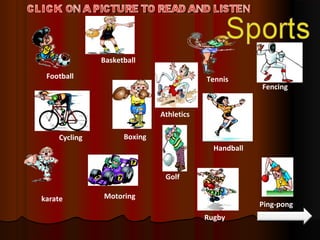 Sport free time activities | PPT