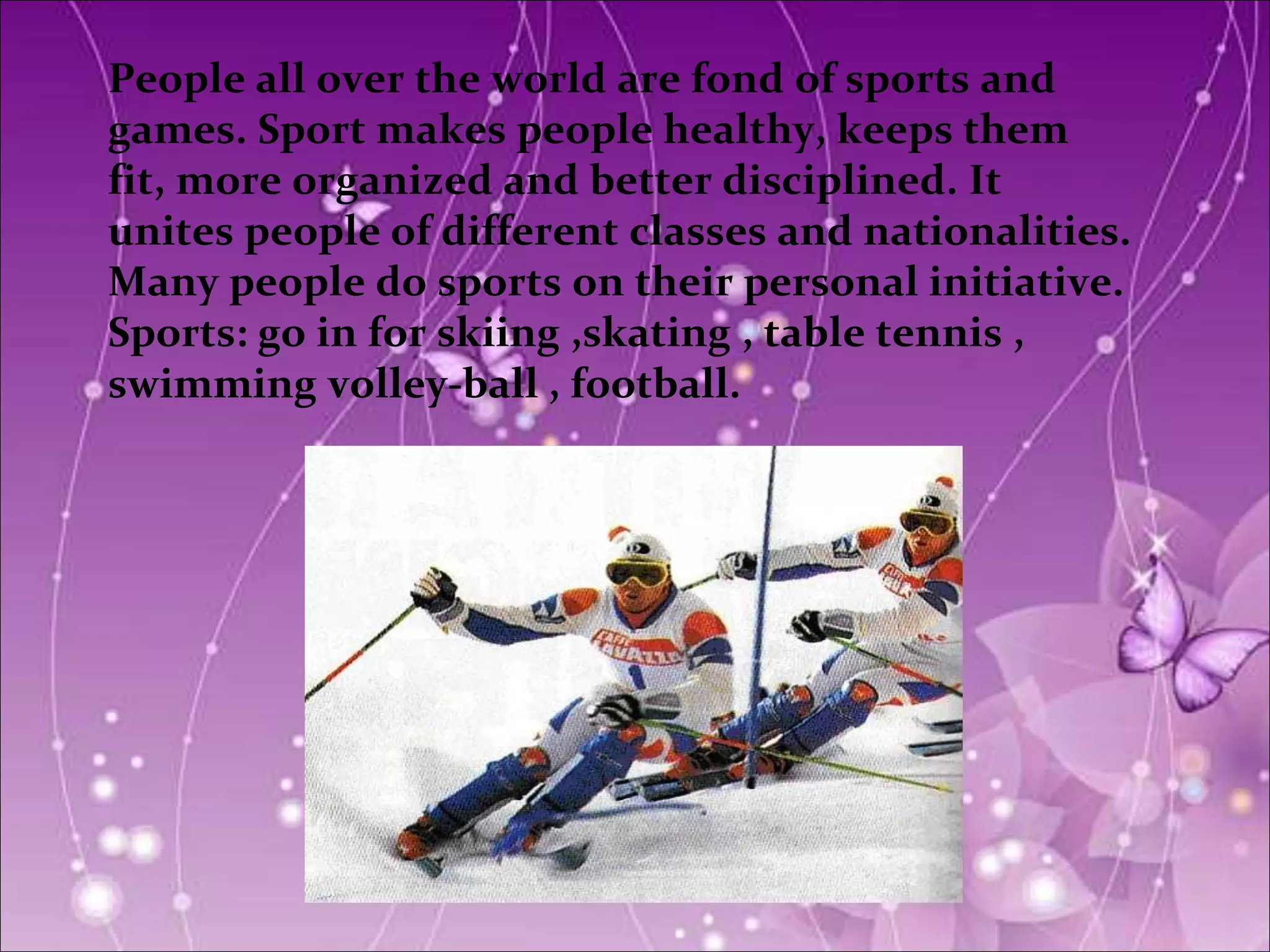 Sport in-our-life | PPTX
