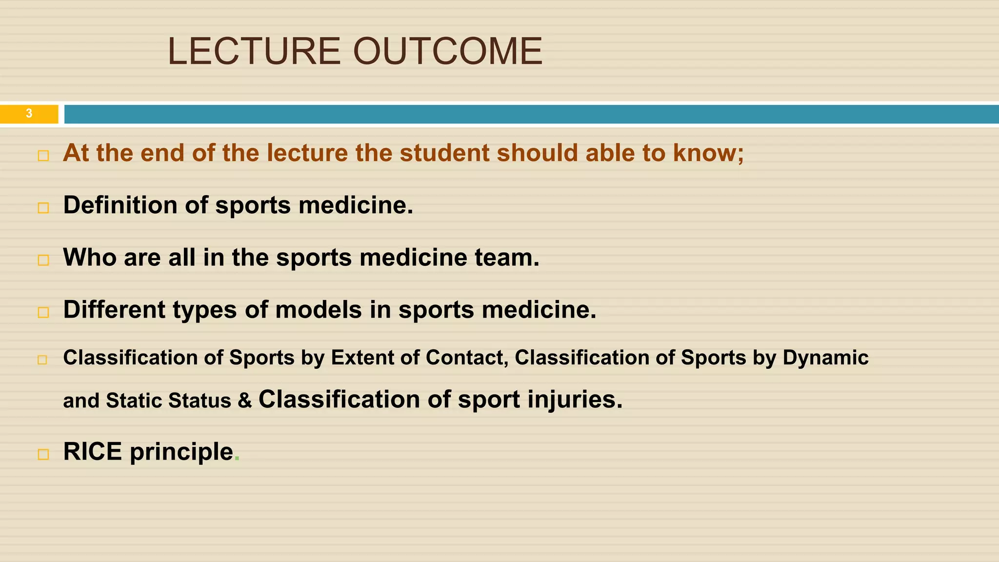 sports medicine | PPT